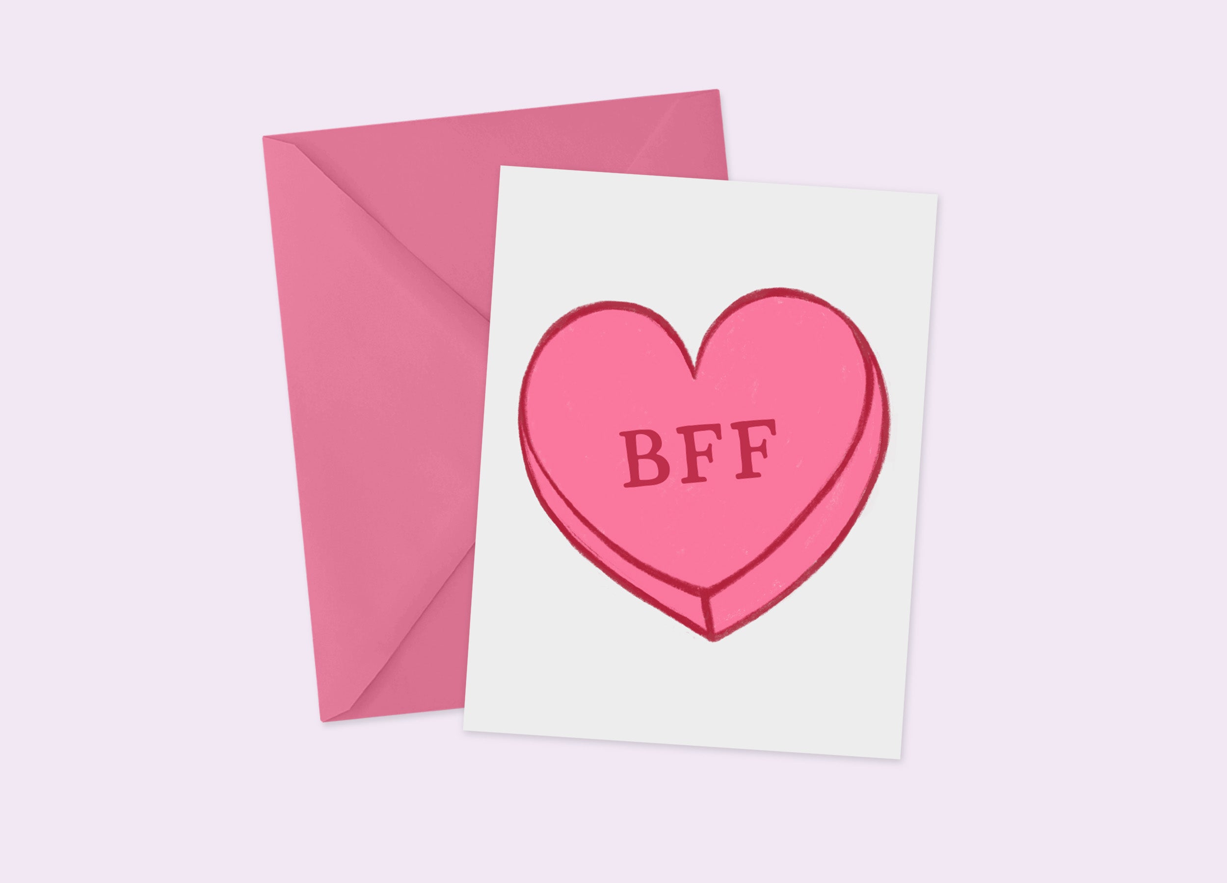 BFF- Greeting Card – Paperflower Press